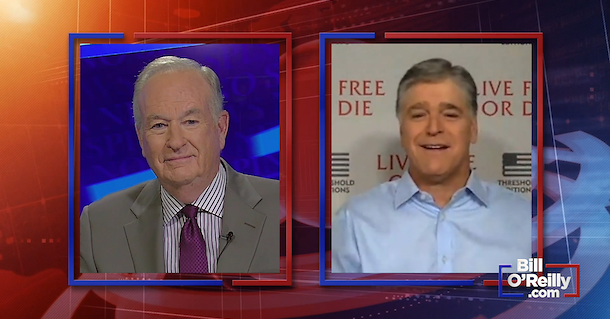 Watch Bill O'Reilly interview Sean Hannity - No Spin News Excerpt - Bill O'Reilly