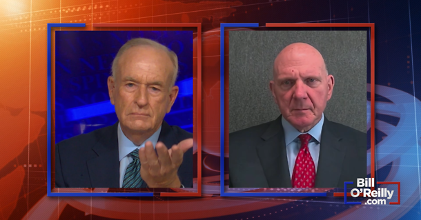 Steve Ballmer on Facts - No Spin News Excerpt - Bill O'Reilly